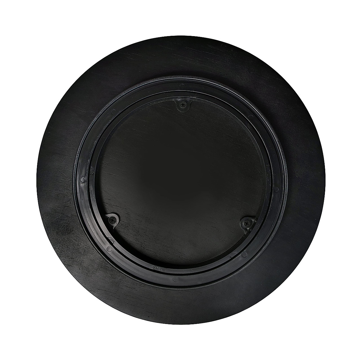 HOME BREEZES Mountain Wood Lazy Susan Wooden Turntable-14 inches Diameter-Table Top Rotating Serving Tray. Round Tray for Dinning Room, Living Room, Kitchen.