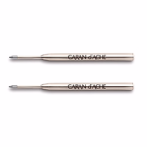 Caran d'Ache"Goliath" Ballpoint Pen Refill - Blue (Pack of 2)