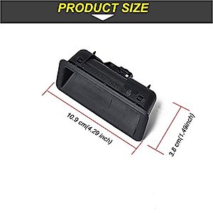 MOCW Boot Trunk Handle Release Switch Fit for BMW 1 3 5 Series X6 X5 X1 E60 E90 E91 E92 E93 E70 E71 Replace 51247118158