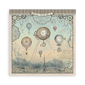 Stamperia Intl Scrapbooking Paper, Multi-Colored 10 Pack