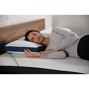 Serta iComfort Carbon Fiber Memory Foam Pillow, Queen, Gray