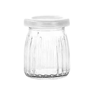 YS0911 Glass Jars With Cork Stopper Glass Bottle Wishing Bottle Yogurt Jars Storage Containers For Desserts Multifunction 100/150/200ml Glass Bottle W/Cork Stopper Cup Bottle