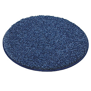 12 Rainbow Kids Crazy Carpet Circle Seats 18” Round Soft Warm Floor Mat - Cushions | Classroom, Story Time, Group Activity, Time-Out Spot Marker and Fun. Home Bedroom & Play Areas - USA Made