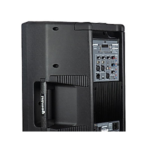 Gemini Sound GSP-2200: Elite 2200W 15" Active DJ PA Speaker with Bluetooth Stereo, Integrated 3-Channel Mixer, and Durable Design – Ideal for Music Hobbyists and Part-Time DJs