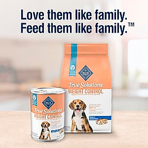 Blue Buffalo True Solutions Weight Control Natural Dry Dog Food for Adult Dogs, Chicken, 4-lb. Bag