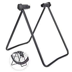 Bicycle Stand, Thin Wall Steel Foldable Bicycle Stand Tube Bike Kickstand Support U Shape Repair Stand, for Mountain Bike Cycling Foot Rack Parking Frame Bracket Equipment