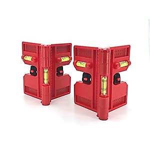 Ding King Magnetic Post Level Tool Pack of 2 Folds for Storage