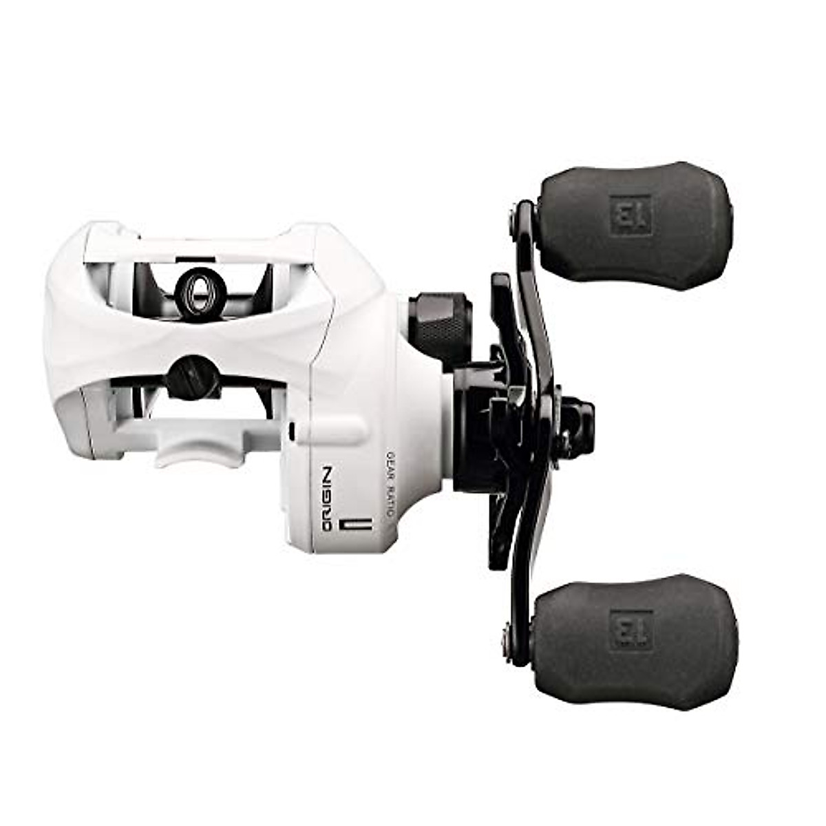 13 FISHING - Origin C - Low-Profile Baitcast Fishing Reel - 6.6:1 Gear Ratio - Left Hand Retrieve (Fresh) - OC6.6-LH