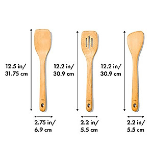 OXO 3 Piece Good Grips Wooden Turner Set