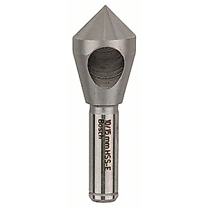 Bosch 2608597513 HSS-E Hole Type 90° Countersink, 10mm Shank, Blue