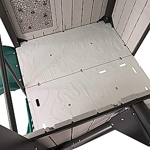 Lifetime 90913 Adventure Clubhouse Swing Set, Brown/Green