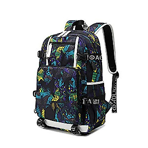 Oxford Students School Backpack Laptop Knapsack Travel Bags Waterproof Schoolbag Daypacks (6)