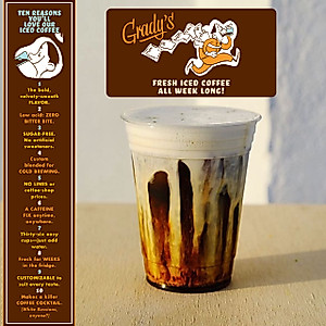 GRADY’S COLD BREW Coffee Pouches | New Orleans Style | 100% Arabica Ground Coffee & Chicory | TWO Boxes of Four Easy-to-Brew Bean Bags | Makes 24 drinks
