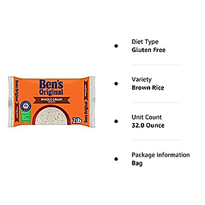 BEN'S ORIGINAL Whole Grain Brown Rice, 2 lb Bag