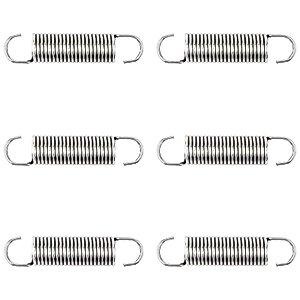 GNPADR 3inch(6Pcs) Stainless Steel Protective Coated Replacement Furniture Tension Springs for Recliner Sofa Bed