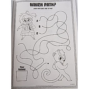 Coloring Books Vivo Coloring and Activity Book with Bonus Stand-Up Character on Back - 80 Pages