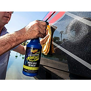 Meguiar's M180232 Extreme Marine Water Spot Detailer - 32 Oz Spray Bottle