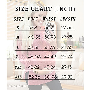 Aokosor Spring Tops for Women 2025 Trendy Fall Long Sleeve Shirts for Leggings Sweaters Workout Light Grey M