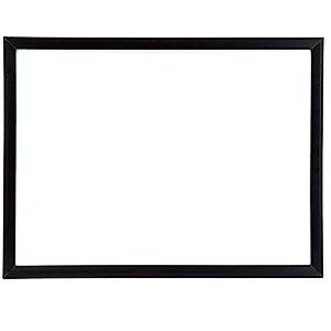 U Brands Magnetic Dry-Erase Board, 24 X 18 Inches, Black Wood Frame