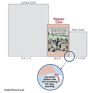 NobleWorks Pack of 3 Funny Birthday Greeting Cards with Envelopes (1 Designs, 3 Each) Herd Anything C9285BDG-C3x1