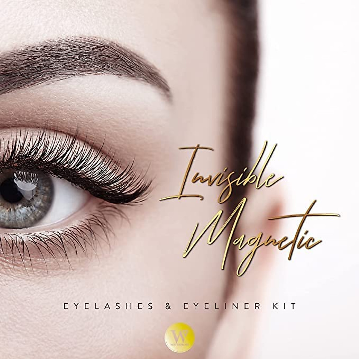 Best Magnetic eyelashes kit 10 pairs 3D false lashes with 2 black Magnetic Eyeliners, Reusable lashes for all occasions