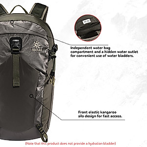 KAILAS Hurricane 20L 26L Hiking Backpack Lightweight Trekking Daypack Small Backpacks for Traveling Camping Outdoor Dull Green 26L