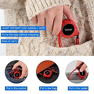 Yifchoti 3 Pack 3 in 1 Multi USB Retractable Charger Cable,Fast Multiple Charging Cord Adapter with IP/USB-C/Micro-USB Port Adapter, Compatible with Cell Phones Tablets Universal Use