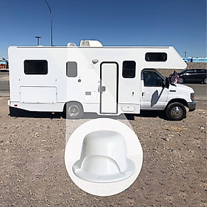 NU-SET | RV Roof Vent Caps | RV Roof Vent Cover | RV Accessories & Door Hardware (White)