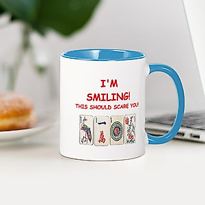 CafePress Mahjong Joke Mugs Ceramic Coffee Mug, Tea Cup 11 oz