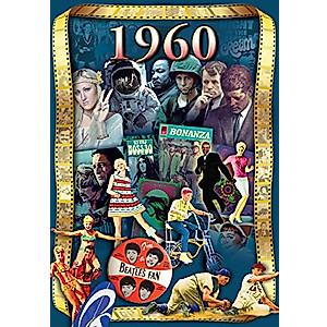 Flickback 1960 DVD Greeting Card for Birthday or Annivesary