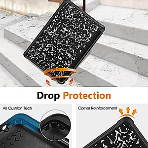 Fintie Slim Case for Amazon Fire HD 10 and Fire HD 10 Plus Tablet (Only Compatible with 11th Generation 2021 Release) - Soft TPU Smart Stand Back Cover with Auto Wake/Sleep, Composition Book