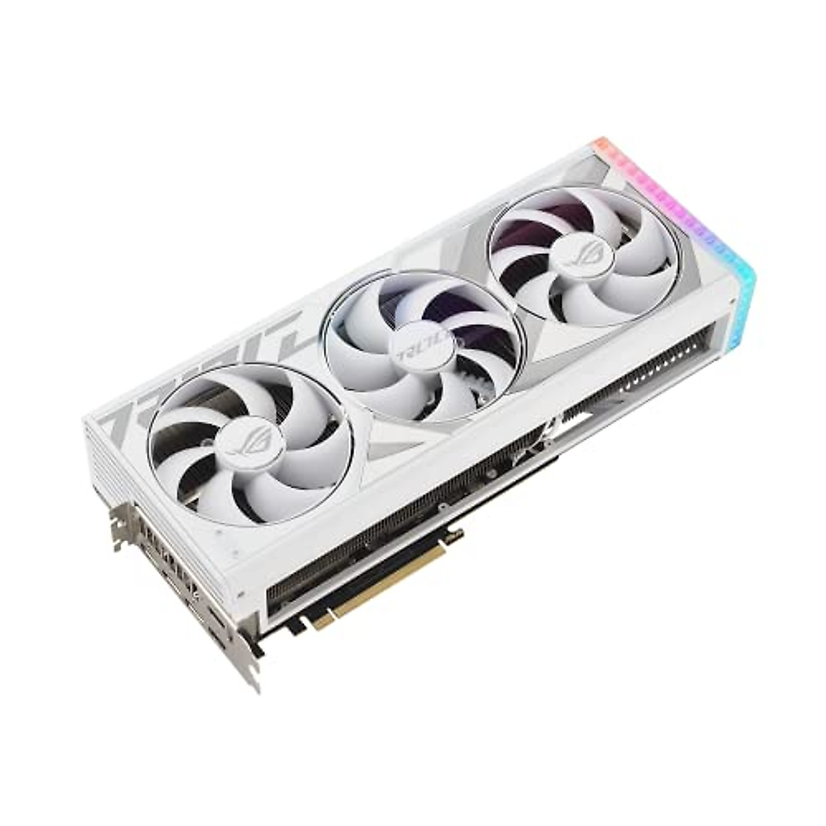 ASUS ROG Strix GeForce RTX™ 4090 White OC Edition Gaming Graphics Card (PCIe 4.0, 24GB GDDR6X, HDMI 2.1a, DisplayPort 1.4a)