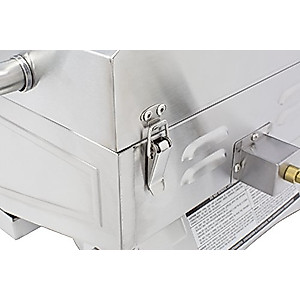 Pit Boss Grills PB100P1 Pit Stop Single-Burner Portable Tabletop Grill , Grey