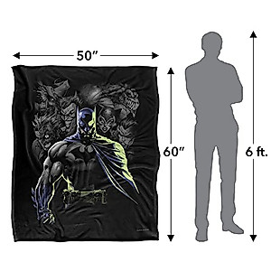 Batman Villains Unleashed Officially Licensed Silky Touch Super Soft Throw Blanket 50" x 60"