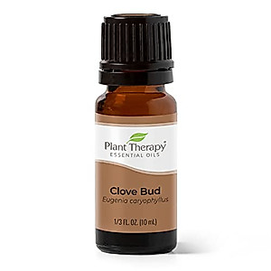 Plant Therapy Clove Bud Essential Oil 100% Pure, Undiluted, Natural Aromatherapy, Therapeutic Grade 10 mL (1/3 oz)