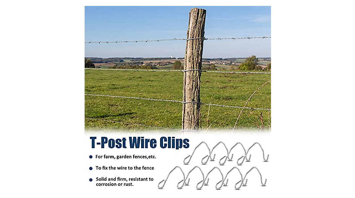 102 Pieces Fence Wire Clips and Twisters for Secure Fencing