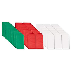 American Greetings Bulk Tissue Paper Pack (Red, Green, and White) for Birthdays, Weddings, Bridal Showers, Baby Showers and All Occasions (125-Sheets)