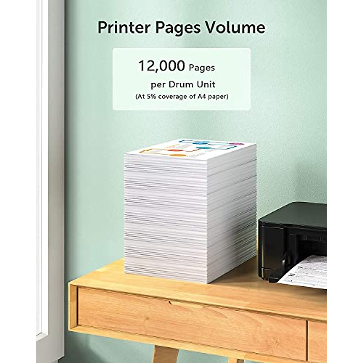 DR630 Drum Unit Compatible Replacement for Brother DR630 DR-630 DR 630 for HL-L2300D HL-L2320D HL-L2340DW HL-L2380DW MFC-L2700DW MFC-L2740DW MFC-L2720DW DCP-L2540DW DCP-L2520DW (2 Pack)