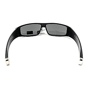 Locs - Flat Top Wrap OG Gangsta Hardcore Locs Sunglasses (Matte Black), unisex-adult