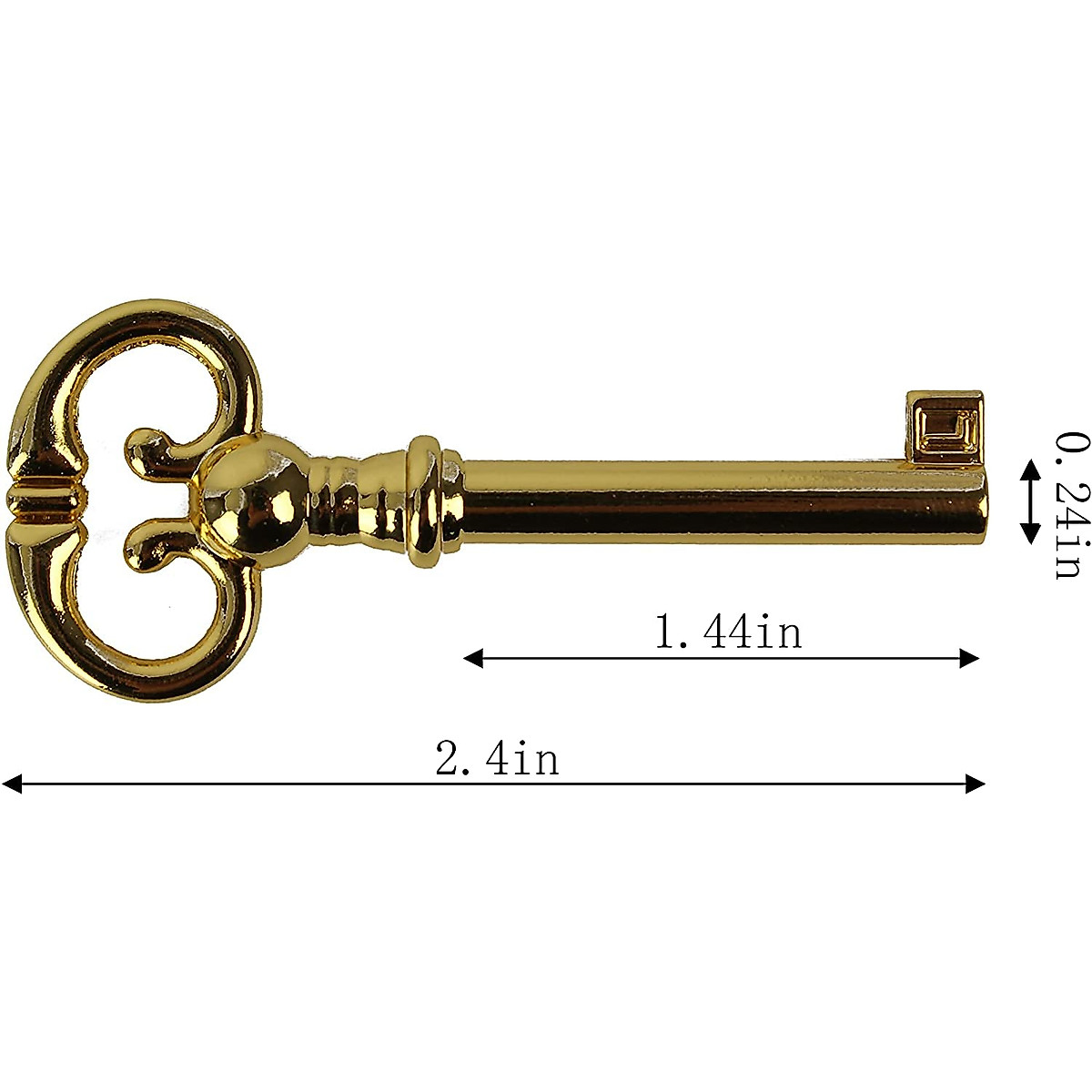 FELHOOD Grandfather Clock Door Key for Most Clocks Prior to 2004, Compatible with Ridgeway, Sligh, Emporer, Pearl, Seth Thomas, Trend Grandfather Clock - 1 Pack