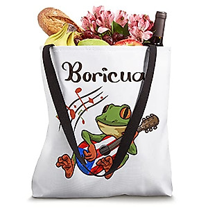 Puerto Rico Coqui Frog Puerto Rican Music Graphic Tote Bag