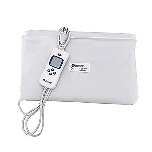BodyMed Digital Moist Heating Pad with Auto Shut Off Heating Pad for Neck and Shoulders, Back Pain and Muscle Pain Relief 14 x 27 Inch, White