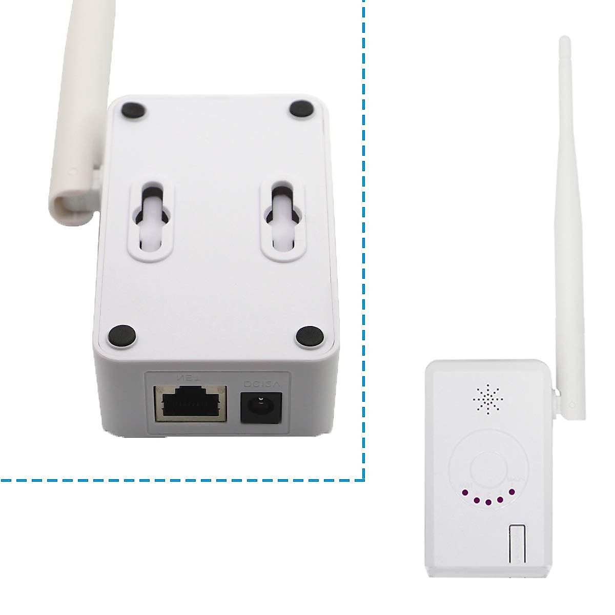 WiFi Range Extender, Wireless Security Camera Range Extender, Surveillance Camera WiFi Repeater, Wireless Extender with Power Supply, Wireless Network Repeater