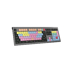 Logickeyboard 'Astra2' Backlit Designed for Composing in Avid Pro Tools on Mac • p/n LKB-PT-A2M-US