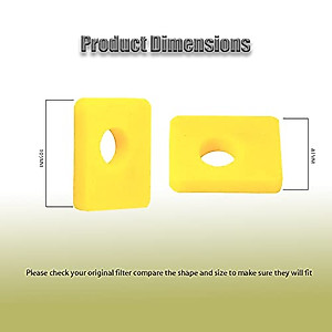 4PCS 799579 Lawn Mower Air Filter Compatible with B S 4248, 5434, 799579 Air Cleaner Foam Filter Fits 09P602 09P702 550e-550ex Series 09P000, 08P000 Engine