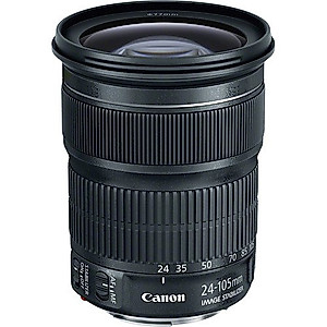 Canon EOS 6D Mark II 26.2 MP CMOS Digital SLR Camera with 3.0-Inch LCD with EF 24-105mm f/3.5-5.6 IS STM Lens - Wi-Fi Enabled (Renewed)