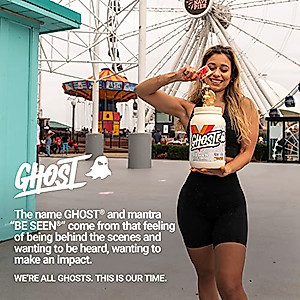 GHOST Vegan Protein Powder, Pancake Batter - 2lb, 20g of Protein - Plant-Based Pea & Organic Pumpkin Protein - ­Post Workout & Nutrition Shakes, Smoothies, & Baking - Soy & Gluten-Free