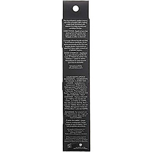 e.l.f. Cosmetics Liquid Matte Lipstick, Highly Pigmented, Quick Drying & Smudge Proof, Nourish & Soften, Diamond-Shaped Wand, Berry Sorbet