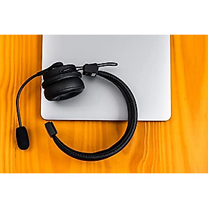 Blue Tiger Elite Ultra Wireless Bluetooth Headset – Trucker and Office Professional Headset - Noise Cancellation Bluetooth 5.0 Headset – 60 Hours Talk Time, 1200 Hours Standby