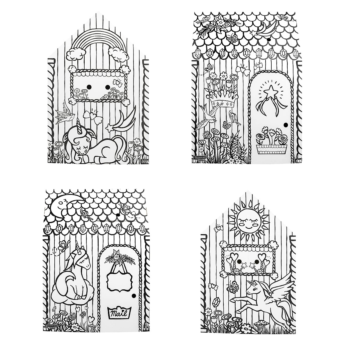 Bankers Box at Play Unicorn Playhouse, Cardboard Playhouse and Craft Activity for Kids